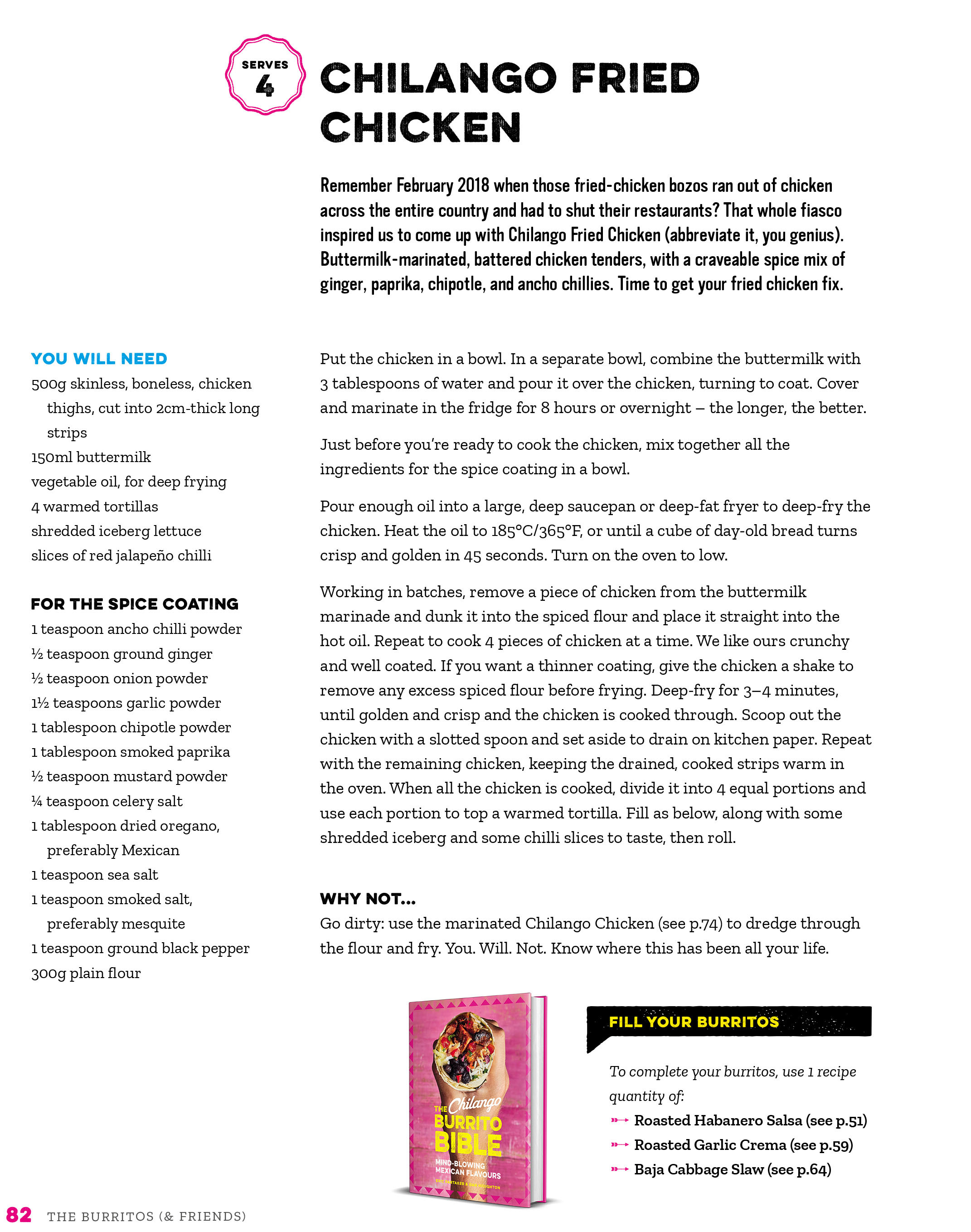 Fried Chicken Burrito Recipe from The Chilango Cookbook | Hachette UK