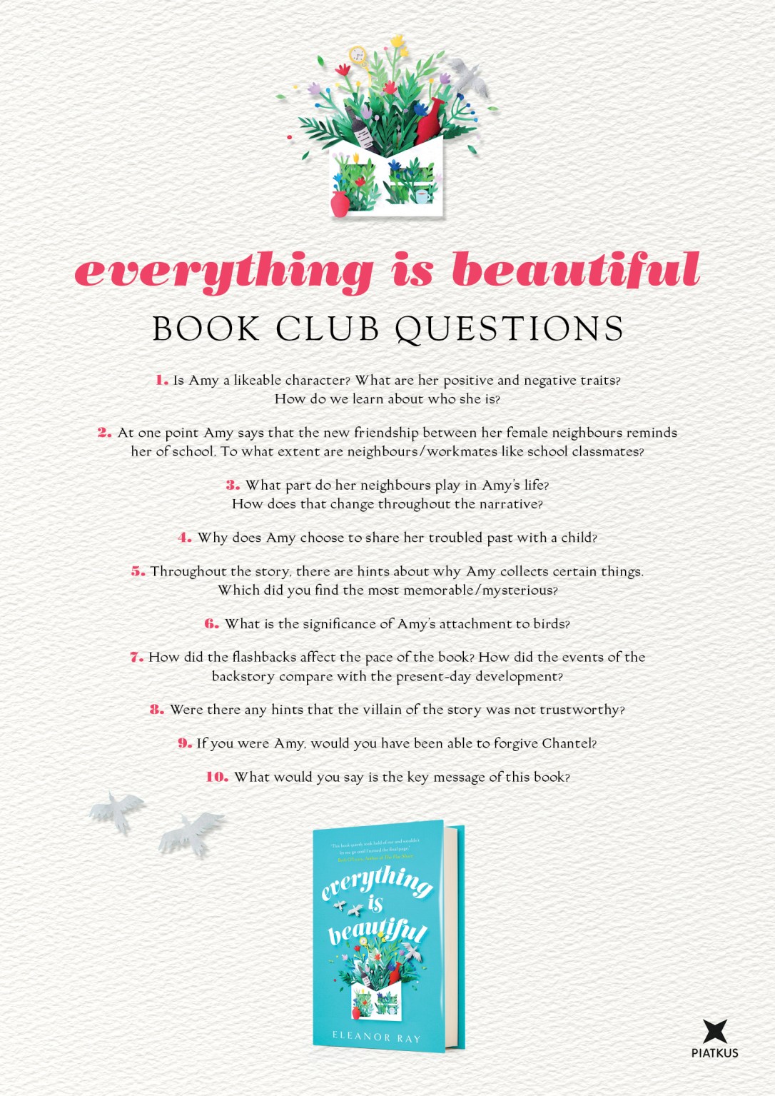 Everything is Beautiful Book Club Questions | Hachette UK