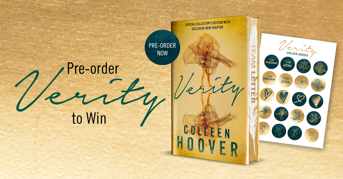 Verity Special Edition Pre Order Competition | Hachette UK